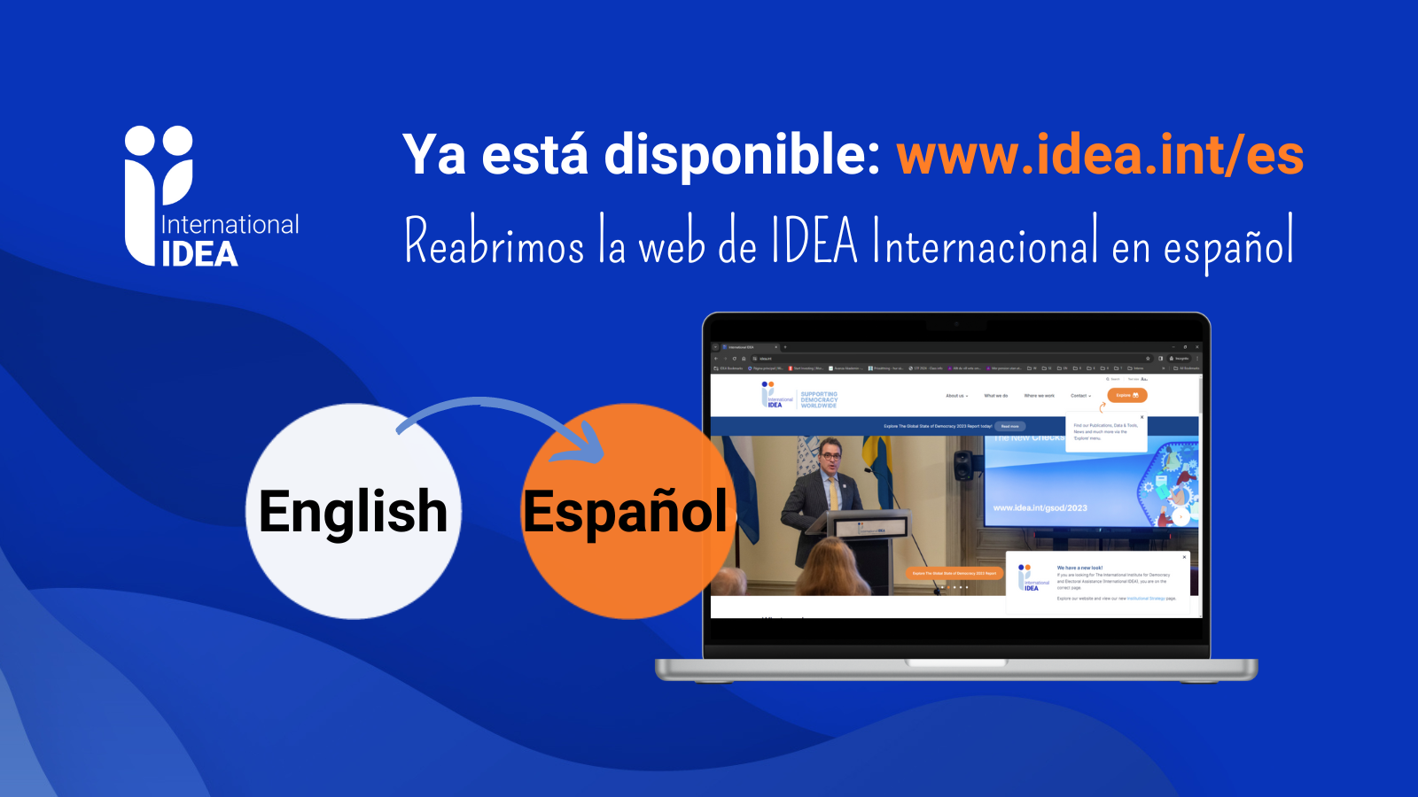 International IDEA launches the Spanish translation of its website idea.int